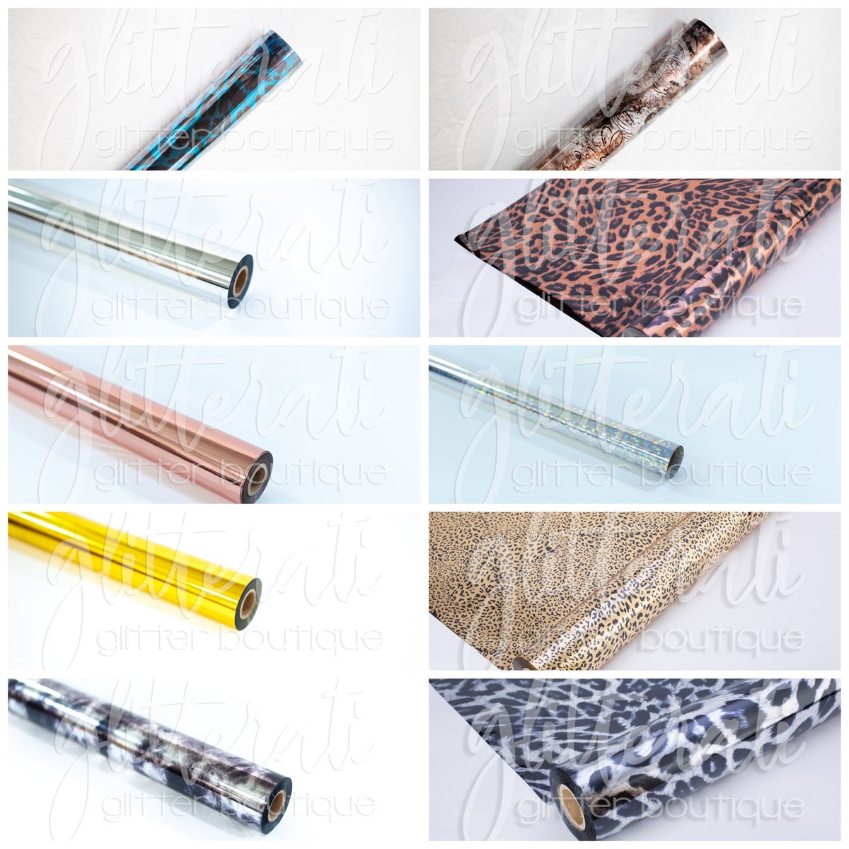 Foil Sample Pack - Easy Release Foils – Glitterati Glitter Boutique